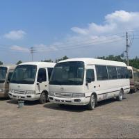 China Fuel- 30 Seats Used Coaster Bus with 1HZ Toyota Diesel Engine and 9.00R20 Tires for sale