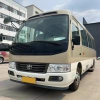 China Manual Transmission Type 30 Seater Toyota Coaster Bus with 7005*2040*2785mm Size for sale