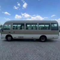 China Manual Transmission Type 30 Seater Toyota Coaster Bus with 7005*2040*2785mm Size for sale