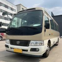 China 2023 Model Gasoline Toyota Coaster Bus 30 Seats Engine Capacity 4L 7005*2040*2785mm for sale