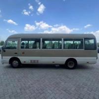 China 2023 Model Gasoline Toyota Coaster Bus 30 Seats Engine Capacity 4L 7005*2040*2785mm for sale