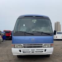 China Euro 3 Emission Standard 25 Seater Used Toyo Ta Coaster School Bus High Speed 69 Km/h for sale