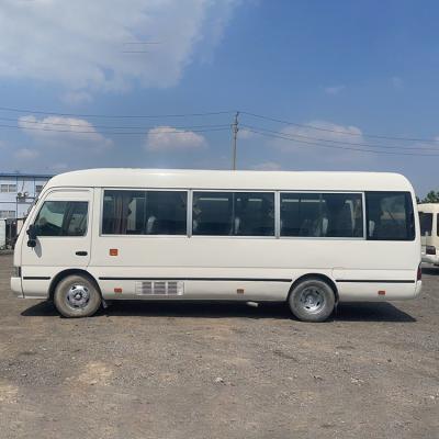 China Japan Made Used Toyota Coaster Bus 30 Seats Manual Transmission Diesel Engine Capacity 4L for sale