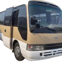 China Japan Toyo ta Coaster 30 Seater LHD Bus with DF5S410 Gear Box and Max Speed 91 110 km/h for sale