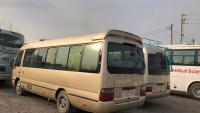 China Japan Toyo ta Coaster 30 Seater LHD Bus with DF5S410 Gear Box and Max Speed 91 110 km/h for sale