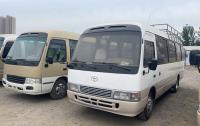China Good Condition 30 Seats Used Toyo ta Coaster Bus for Transmission Type Manual for sale