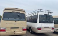 China Good Condition 30 Seats Used Toyo ta Coaster Bus for Transmission Type Manual for sale