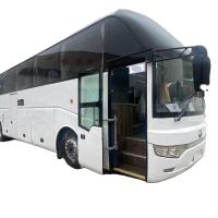 China Manual Transmission Diesel Fuel Type Used Coach Bus ZK6122 12m 47 Seater with Toilet for sale