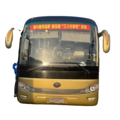 China LED ZK 6121 Coach 65 Seater Bus Double Doors Buses Well Refurbished for Transportation for sale