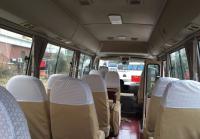 China Max Torque 340Nm/rpm 22 Seater Coaster Bus 7.7m Diesel Front Engine Left Hand Drive Bus for sale