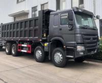 China 8x4 400hp 12 Wheels 50 60 Tons Tipper Dump Trucks With 400-500L Fuel Tank Capacity for sale