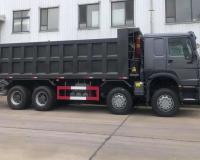 China 8x4 400hp 12 Wheels 50 60 Tons Tipper Dump Trucks With 400-500L Fuel Tank Capacity for sale