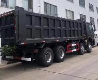 China 8x4 400hp 12 Wheels 50 60 Tons Tipper Dump Trucks With 400-500L Fuel Tank Capacity for sale