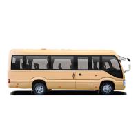 China Euro 6 Emission Standard 19 Seats Coaster Bus with Diesel Engine and 100km/h Speed for sale
