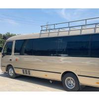 China Affordable 25 Seats Used Coaster Bus with 3300mm Wheel Base and Euro 2 Emission Standard for sale