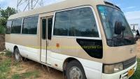 China Used Coaster Bus 30 Seaters LHD Steering Position Good Condition Diesel Fuel Type for sale