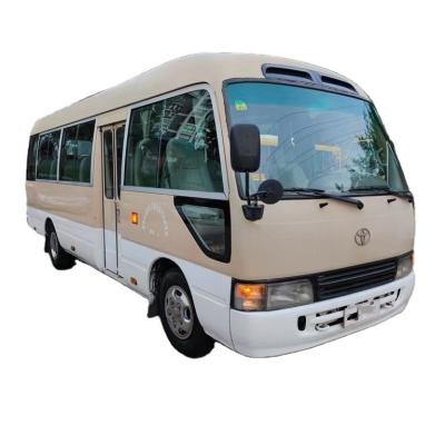 China Max Power 113/5200kw Toyota Minibus Gasoline and Diesel Engine 29 Seats Used Coaster Bus for sale