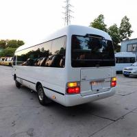 China Max Power 113/5200kw Toyota Minibus Gasoline and Diesel Engine 29 Seats Used Coaster Bus for sale
