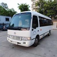 China Max Power 113/5200kw Toyota Minibus Gasoline and Diesel Engine 29 Seats Used Coaster Bus for sale