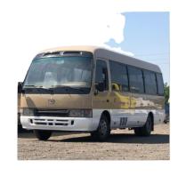China Max Power 113/5200kw Toyota Minibus Gasoline and Diesel Engine 29 Seats Used Coaster Bus for sale