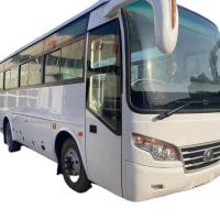 China 7m 35 Seater Front Engine Used Coach Bus Manual Transmission Max Speed 71 90 km/h for sale
