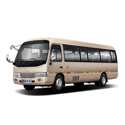 China Small Passenger 24-31 Seats Toyo Ta Coaster 30 Seater Bus Diesel Manual Transmission for sale