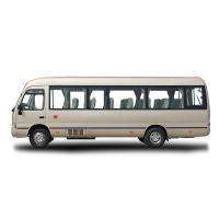 China Small Passenger 24-31 Seats Toyo Ta Coaster 30 Seater Bus Diesel Manual Transmission for sale