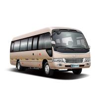 China Small Passenger 24-31 Seats Toyo Ta Coaster 30 Seater Bus Diesel Manual Transmission for sale