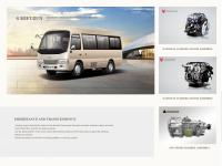 China 5300kg G.V.W 6M Coaster Bus With Diesel Engine And 7.00R16LT Tire For Passenger Trade for sale