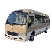 China 16/10 Approach/Departure Angle Used Toyota Coaster Bus with Euro 2 Emission Standard for sale