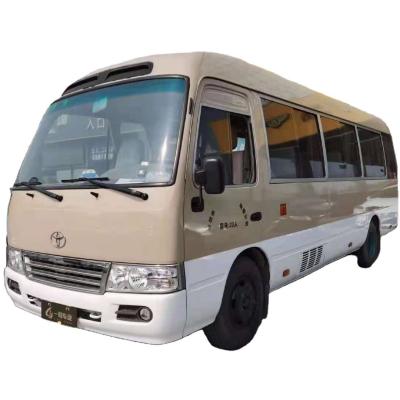 China Toyota Coaster Diesel 30 Seats Bus with Manual Transmission and Max Speed of 120km/h for sale