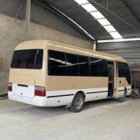 China Toyota Coaster Diesel 30 Seats Bus with Manual Transmission and Max Speed of 120km/h for sale