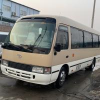 China 30 Seats Used TOYO TA Coaster Bus Best and Good Condition with Diesel Fuel for sale