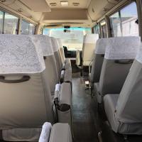 China 30 Seats Used TOYO TA Coaster Bus Best and Good Condition with Diesel Fuel for sale
