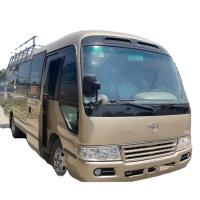 China 30 Seats TOYOTA Coaster Bus with 4 Cylinders in Line Engine at and Excellent Condition for sale