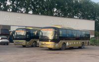 China Stock of 65 Seats LHD Tour Bus with Euro 3 Emission Standard and Leaf Spring Suspension for sale