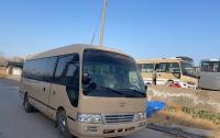 China Used 30 Seats Toyota Coaster Small Passenger Bus With Air Condition For Africa Market for sale