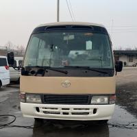 China Used Diesel Engine 30 Seater Toyota Coaster Bus Good Condition Manual Transmission Type for sale