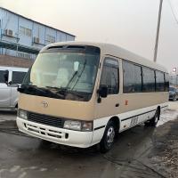 China Used Diesel Engine 30 Seater Toyota Coaster Bus Good Condition Manual Transmission Type for sale