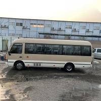 China Used Diesel Engine 30 Seater Toyota Coaster Bus Good Condition Manual Transmission Type for sale