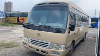 China 1690/1490mm Front/Rear Track High Roof Coaster Bus with 23 6 Seats and Diesel Engine for sale