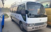 China 1690/1490mm Front/Rear Track High Roof Coaster Bus with 23 6 Seats and Diesel Engine for sale
