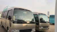 China Affordable Diesel Toyo ta Coaster Bus Euro 3 Emission Standard and Good Condition for sale