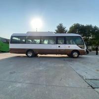 China LHD RHD 30 Seats Toyo ta Coaster Bus with 70L Fuel Tank and 4500-6700ml Displacement for sale