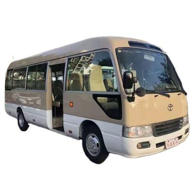 China Used Left Hand Drive Toyota Coaster Mini Bus 20 Seats with Optional Air Conditioner for sale