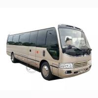China 7005x2050x2645 Dimensions 30 Seats Second Hand Coaster Mini Bus with 300L Oil Tank for sale