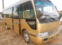 China Max Output 95 kw 7.7M 23-29 Seats Coaster Bus with Gross Vehicle Weight 5900 kg for sale