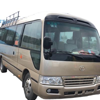China Max. Speed 120 Km/h Japanese 2019 Year Passenger Bus 19-30 Seats Diesel Used Coaster Bus for sale