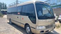 China Max. Speed 120 Km/h Japanese 2019 Year Passenger Bus 19-30 Seats Diesel Used Coaster Bus for sale