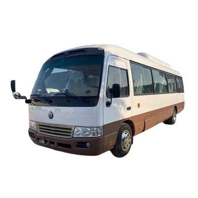 China Affordable Used LHD Toyota Coaster Bus 30 Seaters Mini Van with Low Fuel Consumption for sale